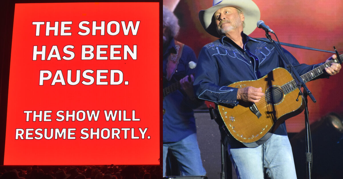 Alan Jackson Has Too Much of a “Good Time,” Gets Concert Shut Down ...